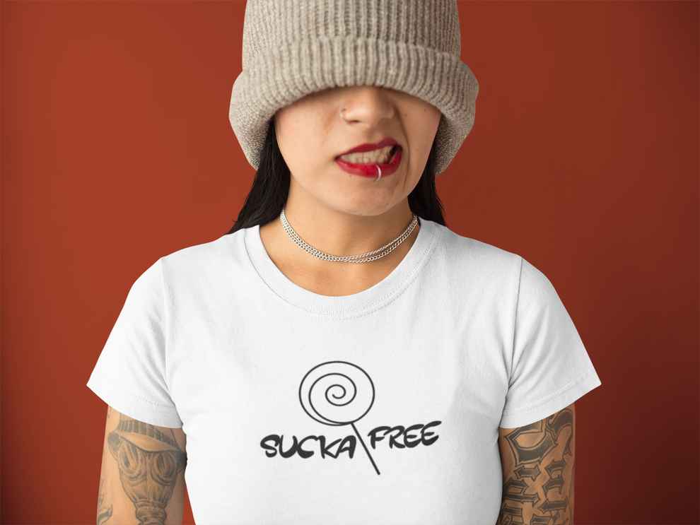 SUCKA FREE Black and White T-SHIRT – BLACK & WHITE GEAR